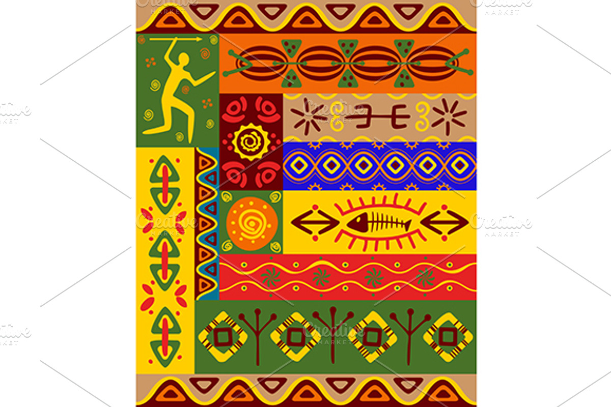 Ethnic patterns and ornaments, a Background Graphic by Vector Tradition ...