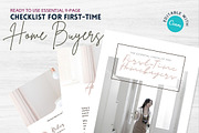 First Time Home Buyer Checklist Flyer