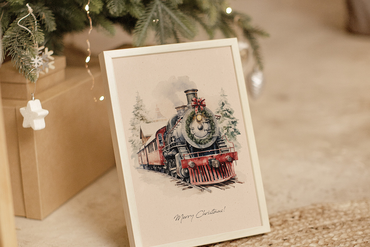 Christmas Holiday Vintage Collection, a Decorative Illustration by ...