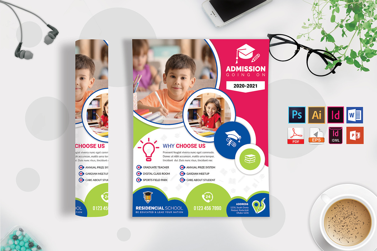 School Flyer Template Vol-05, a Flyer Template by Imagine Design Studio