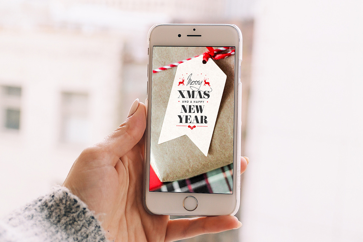 Classy Xmas INSTAGRAM STORY Pack, a Social Media Template by Marie T