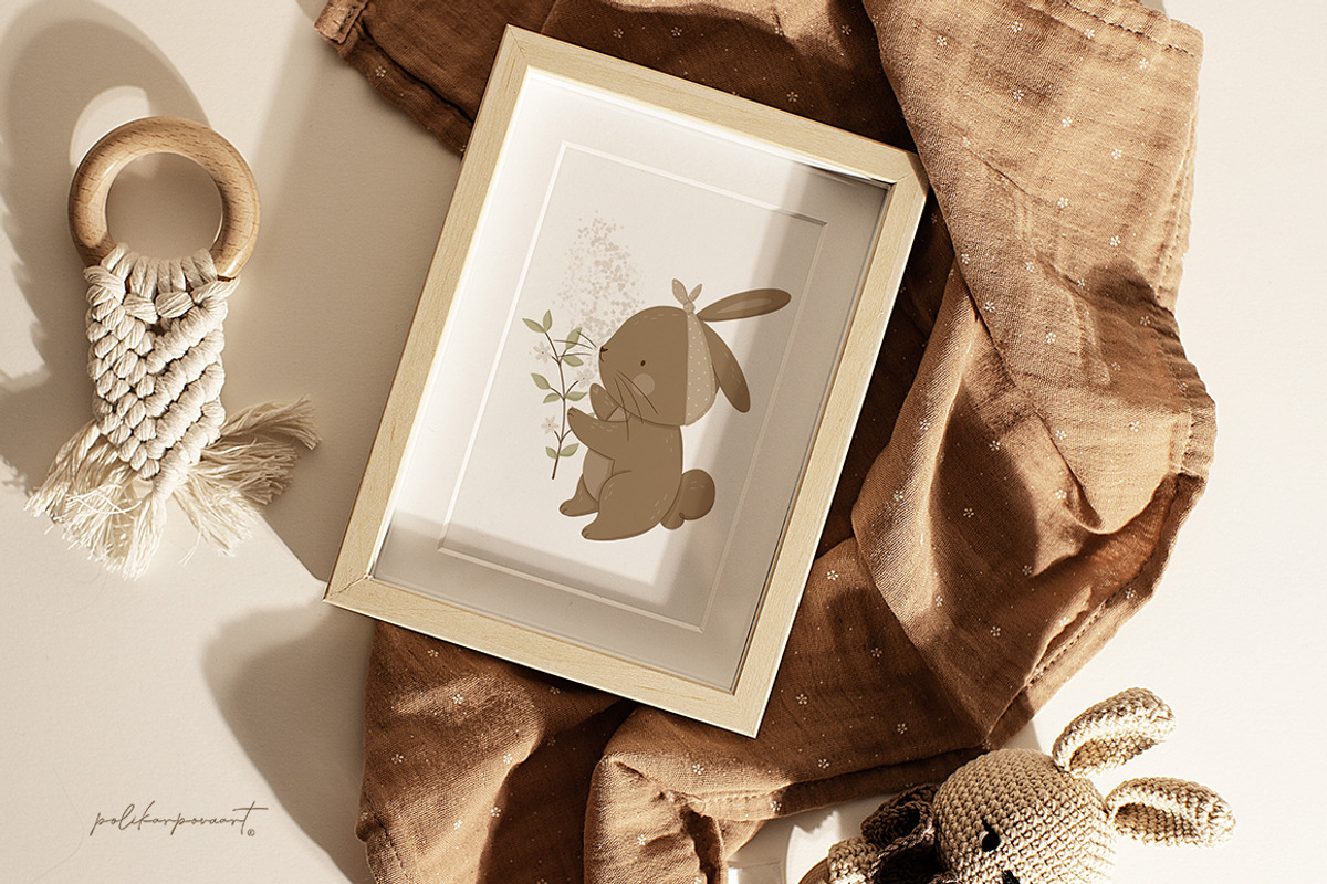 Baby Rabbit illustration & patterns