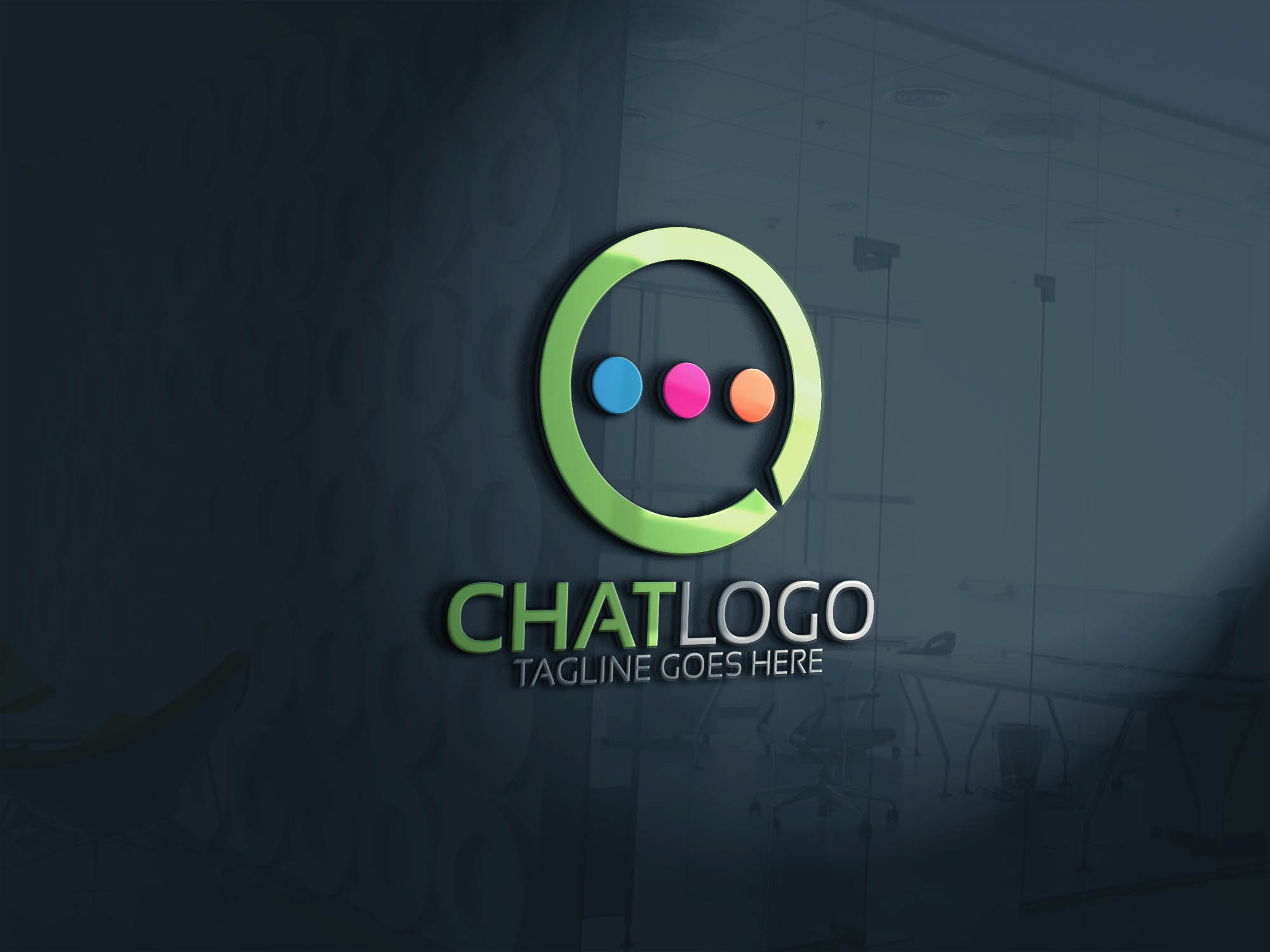 Chat Logo Version2, a Branding & Logo Template by Josuf Media