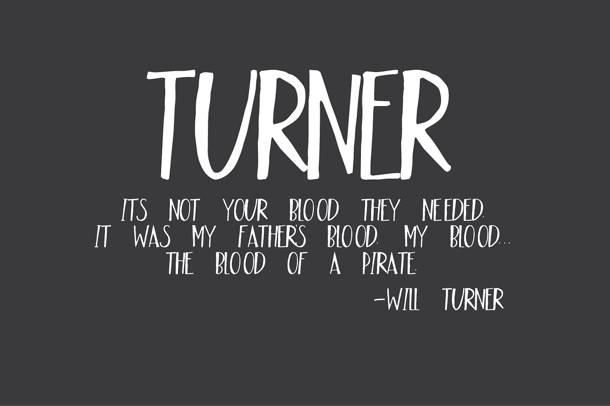 Turner, a Font by OnTheSpotStudio | Creative Market