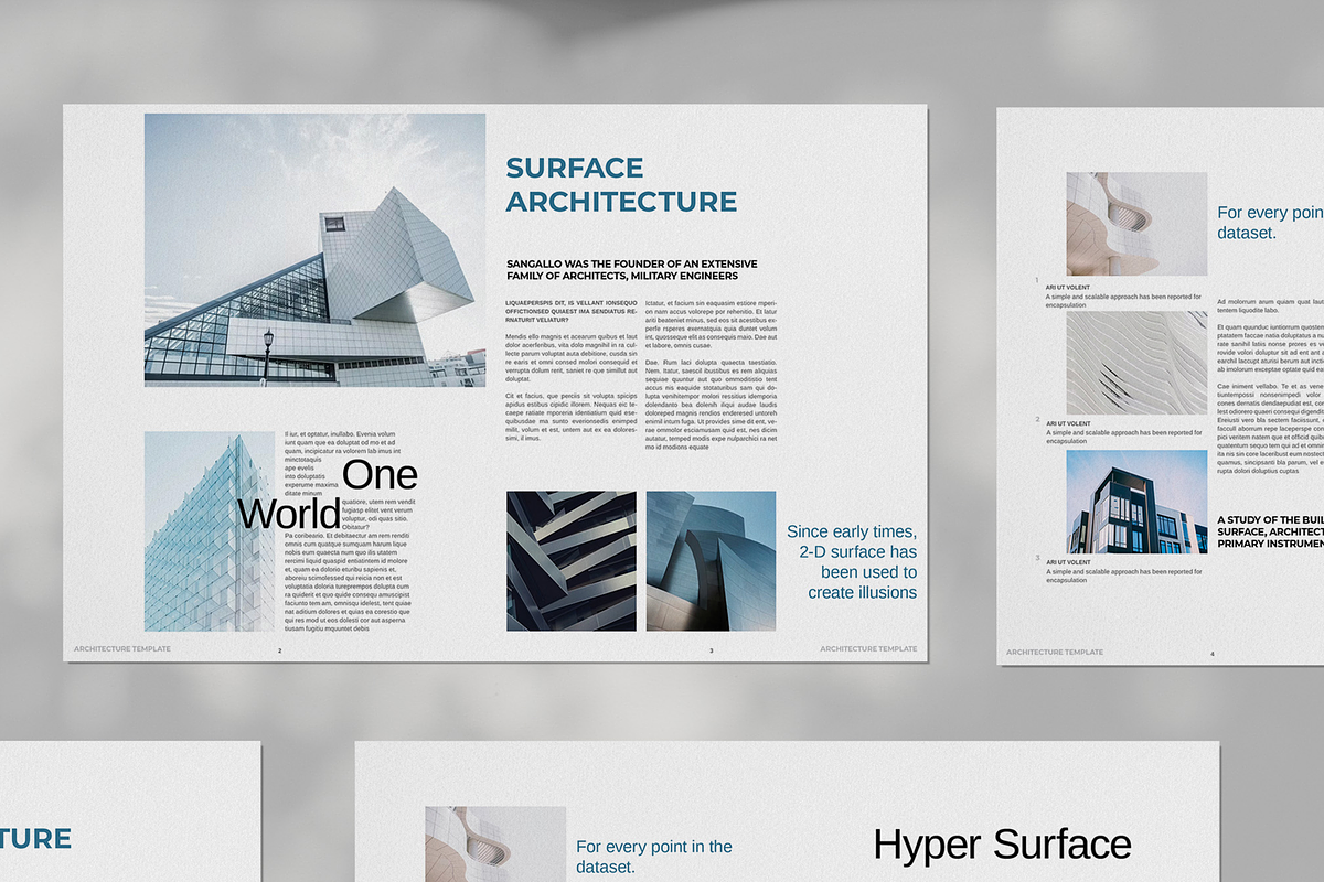 Architecture Magazine Template, a Magazine Template by Boris Cupac