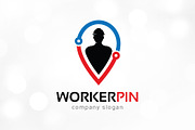 Worker Point Logo Template, a Branding & Logo Template by gunaonedesign