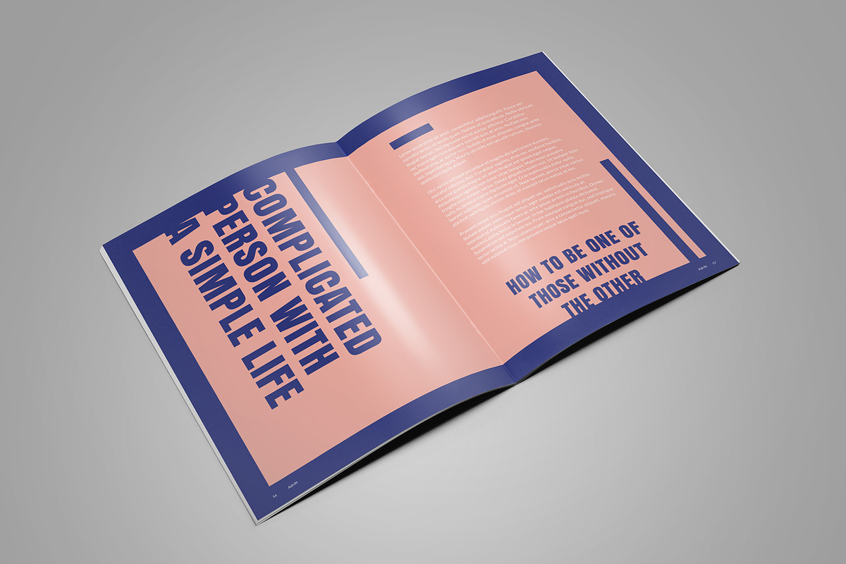 Adrift - Magazine Template, a Magazine Template by TH Pixel