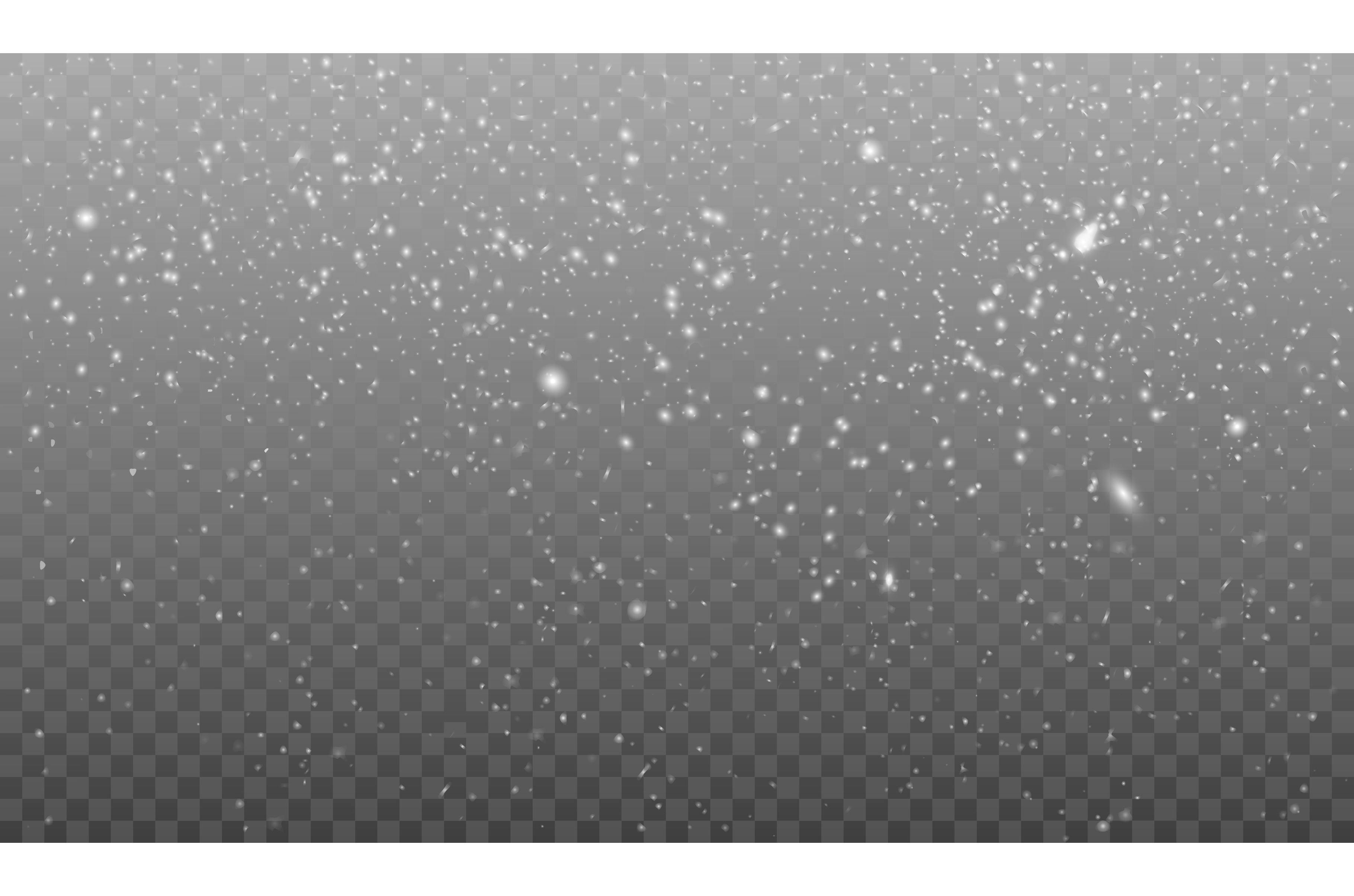 Realistic falling snow. Snowfall | Background Graphics ~ Creative Market