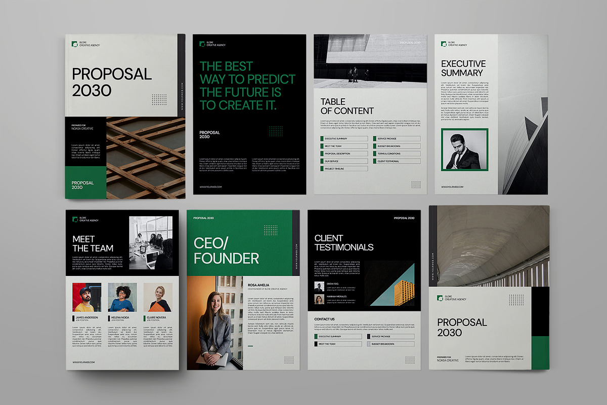 Proposal Magazine Template, a Magazine Template by Portocraft