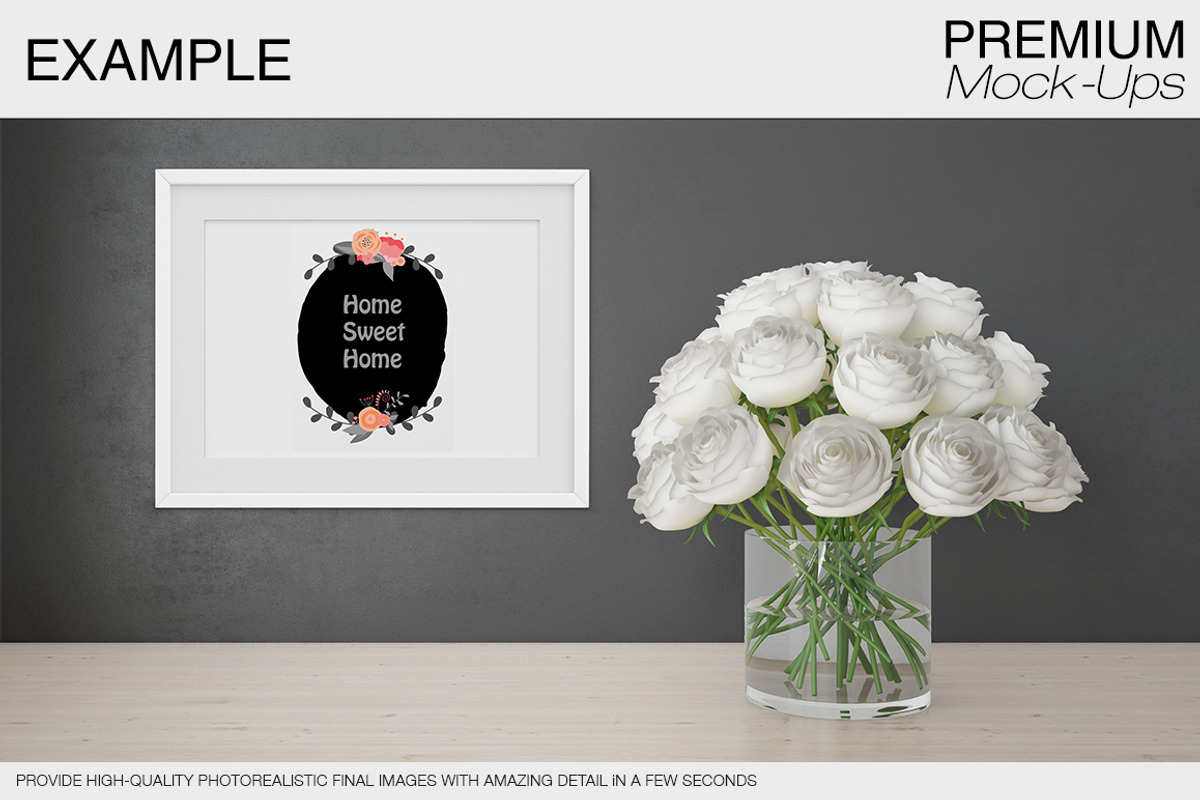90 Customoizable Frame Mockups, a Product Mockup by mock-ups