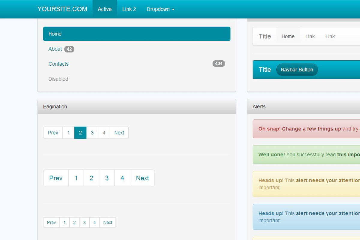 Bootstrap 3.0. Classic Blue theme, a Bootstrap Template by Bootstraptor
