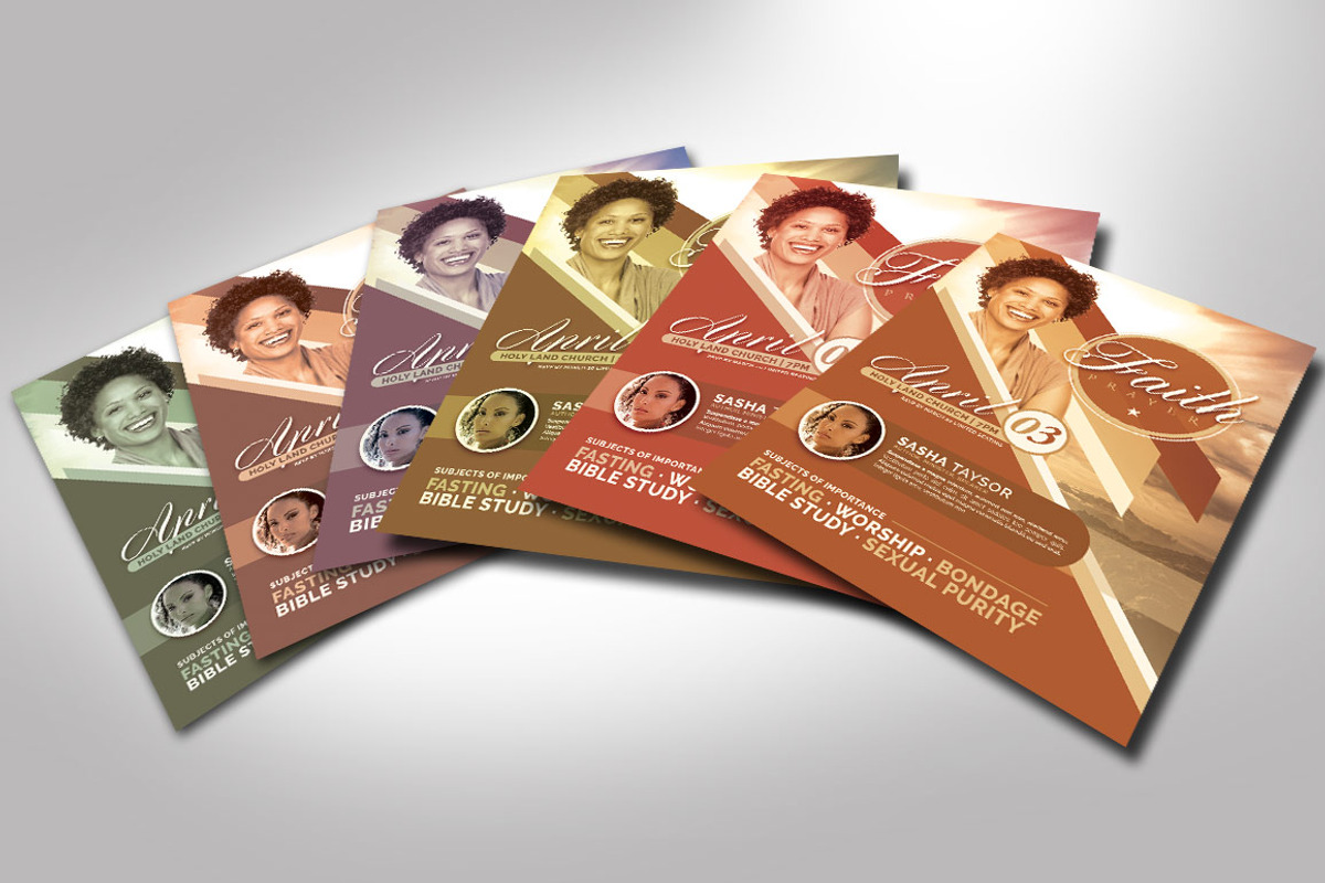 Faith and Prayer Church Flyer, a Flyer Template by SeraphimChris