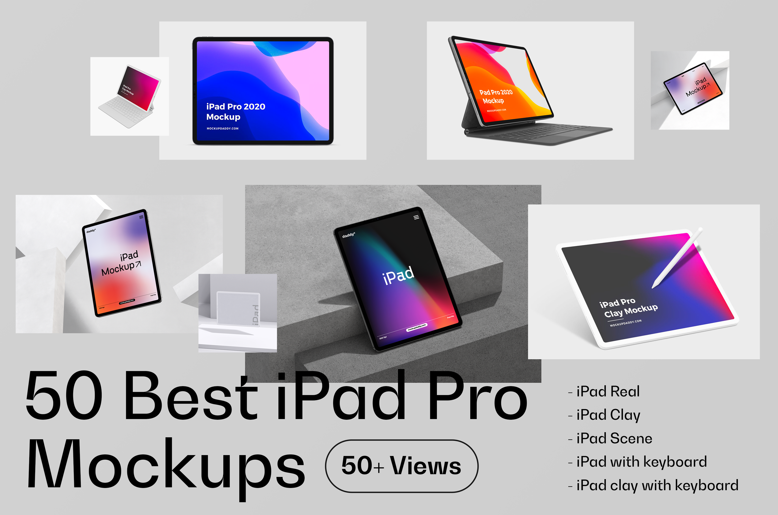 iPad Pro Mockups & Scenes, a Product Mockup by Mockupdaddy