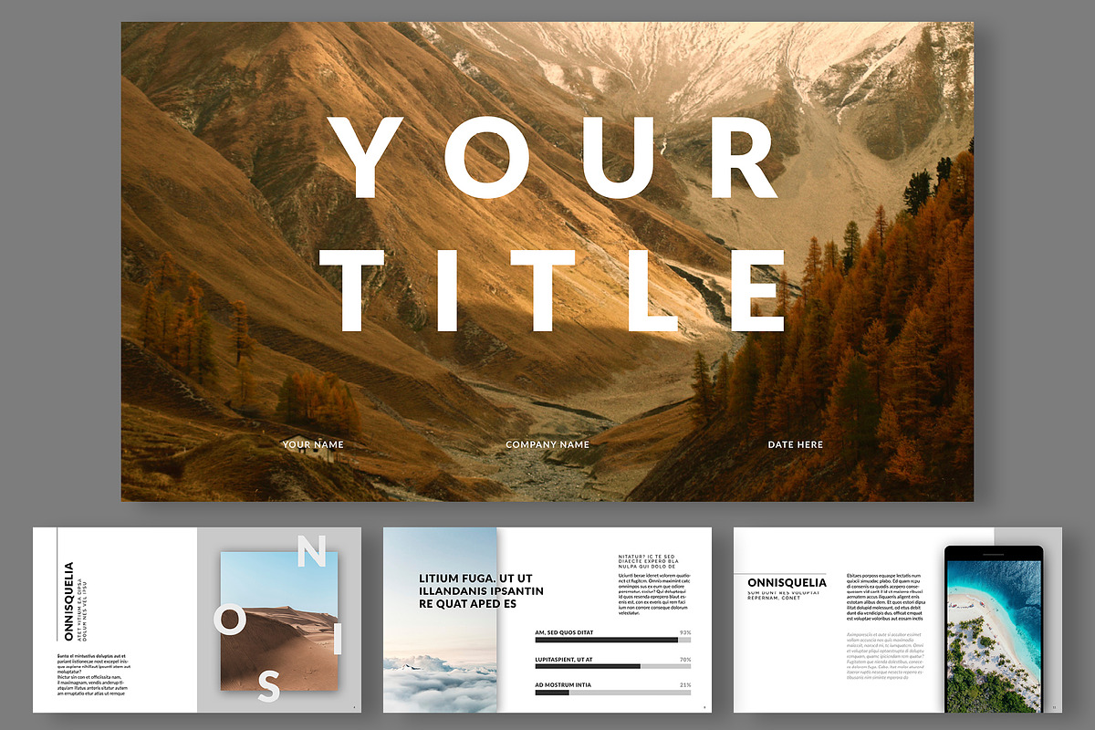 Presentation Layout Template, a Presentation Template by ...