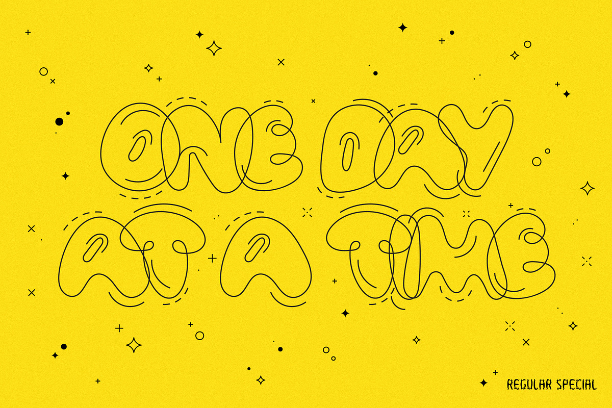 Bubblicity | Bubble Font Family, a Sans Serif Font by Ckybe's Corner