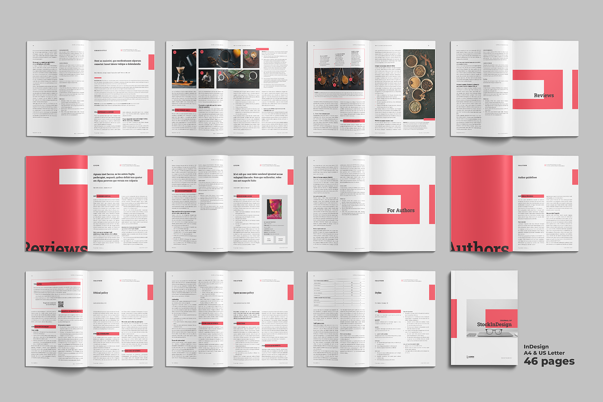Academic Journal Template in Adobe InDesign