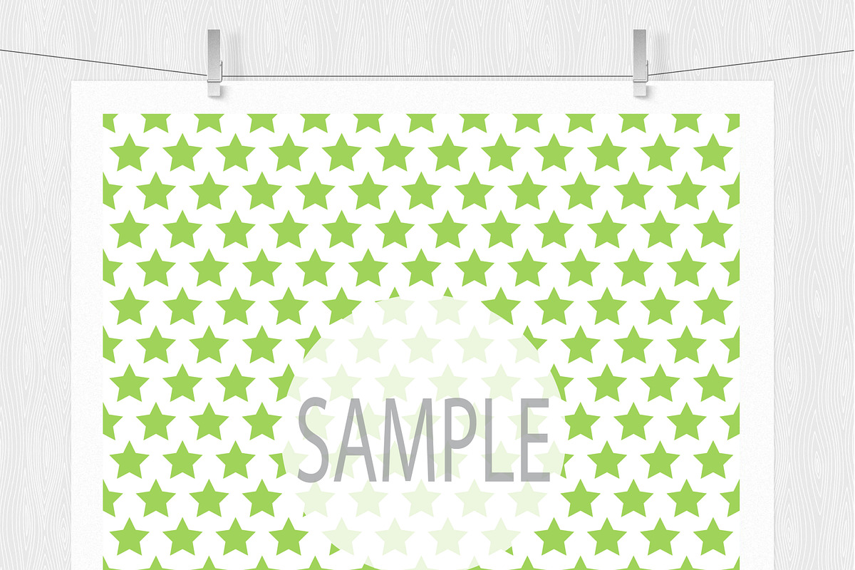 Lime Green Digital Paper, a Pattern Graphic by Leska's Digitals