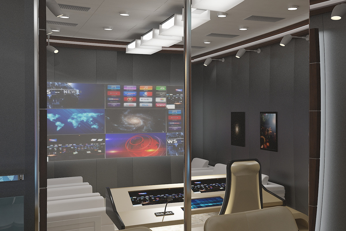 TV Studio Control Room 1