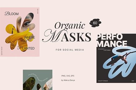 Instagram Masks | Social Media Templates ~ Creative Market