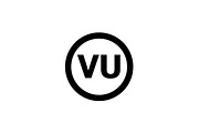 VU logo design, a Branding & Logo Template by xcoolee