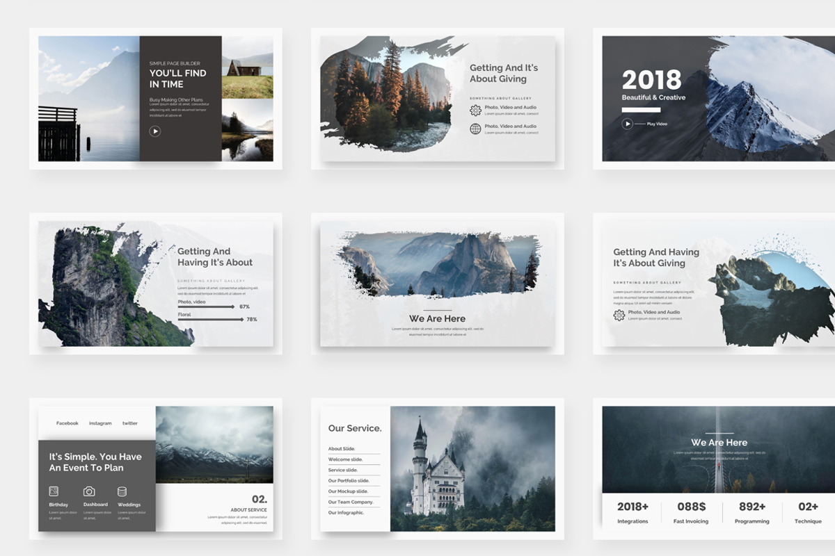 Project Status Powerpoint Bundle, a Presentation Template by One ...