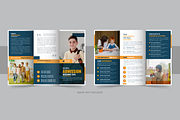 School Admission tri-fold brochure