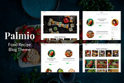 Palmio Food Recipe Blog WordPress Theme