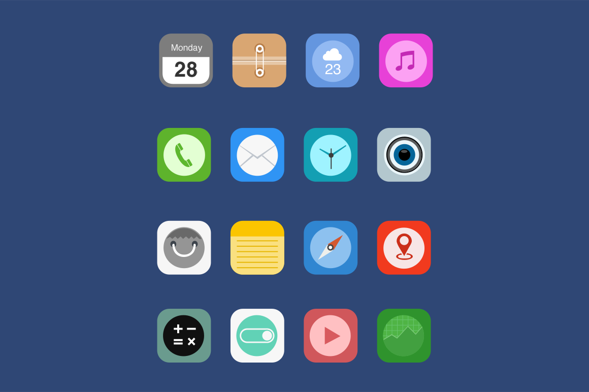 iOS 8 Icon Set, an Icon by Creative VIP