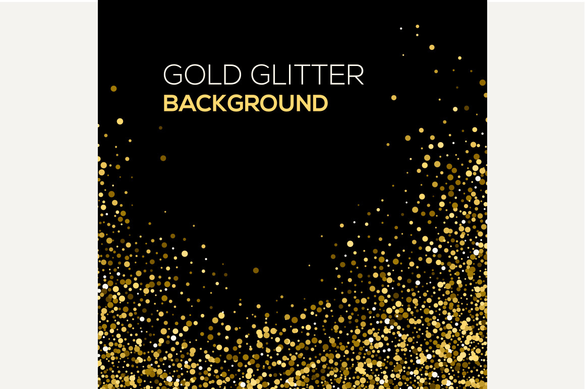 confetti glitter on black background, a Background Graphic by Shanvood ...