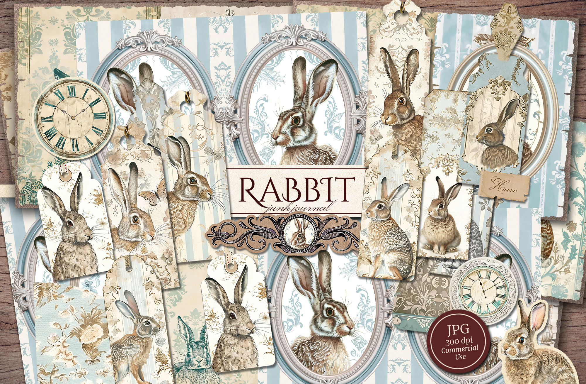 Rabbit Scrapbook Kit