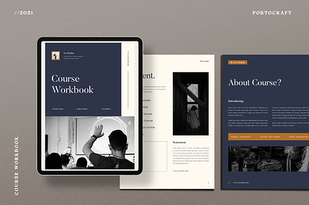 Course Workbook, a Brochure Template by Portocraft