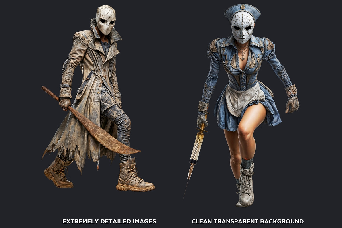 Slasher Movie Villains Cliparts