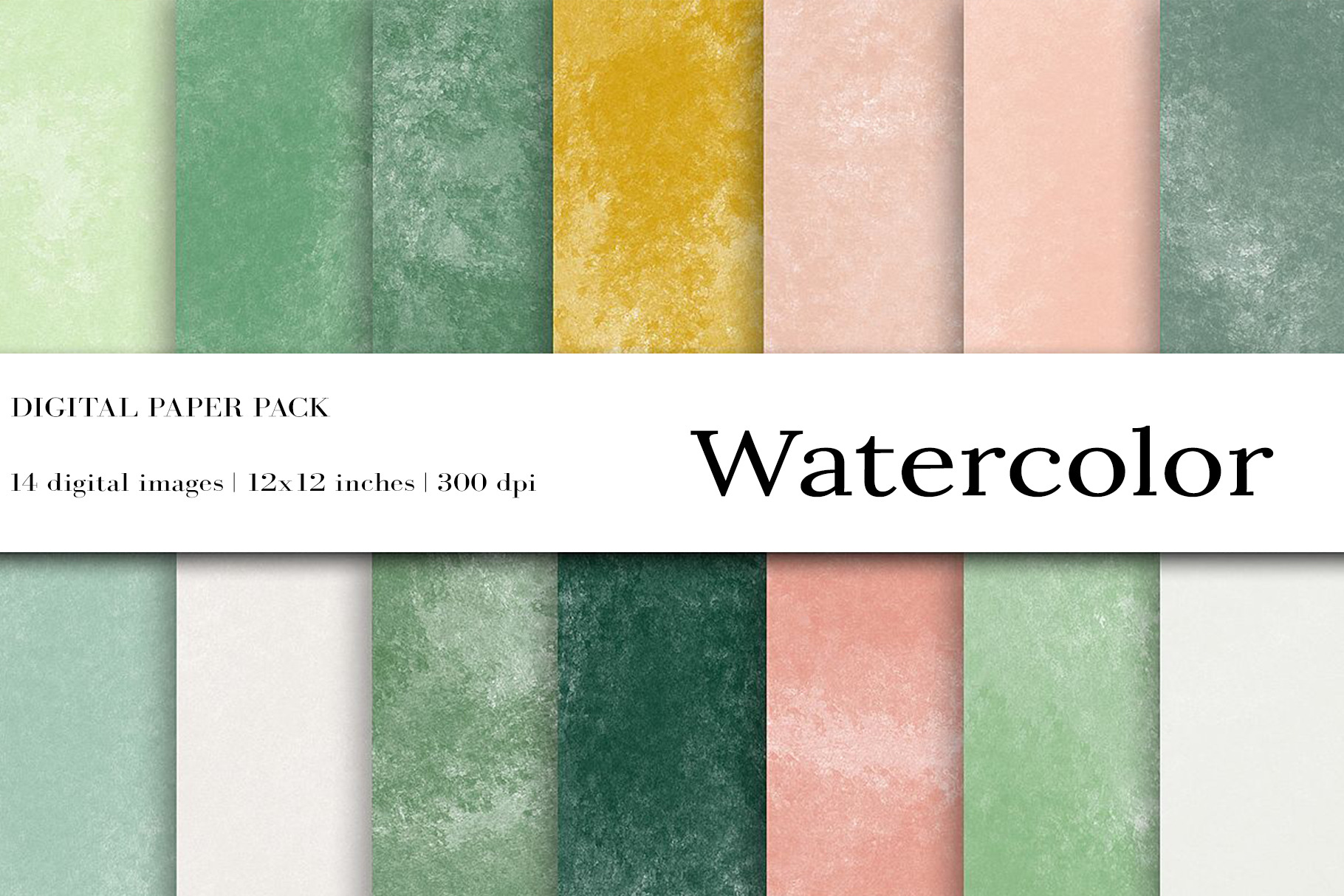 Watercolor Digital Paper, Background, a Texture Graphic by BonaDesigns ...