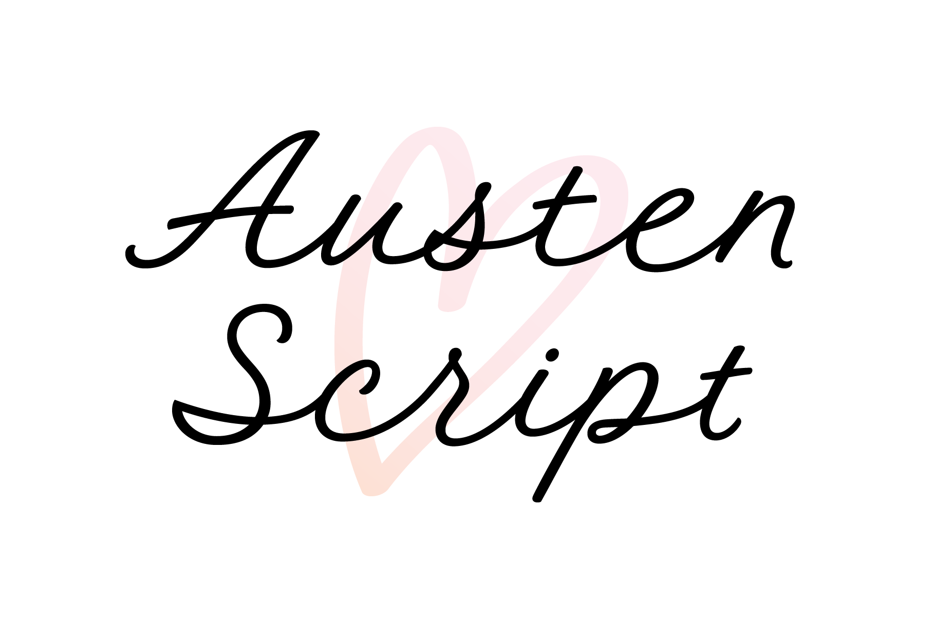 Austen Script, a Script Font by tanyacherkiz