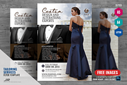 Dressmaking and Tailoring Flyer, a Flyer Template by PSDPixel