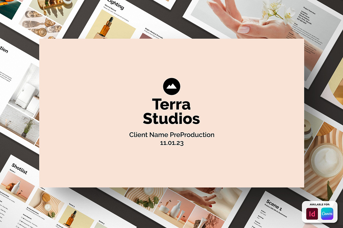 Photoshoot Pre-production Template | Creative Market