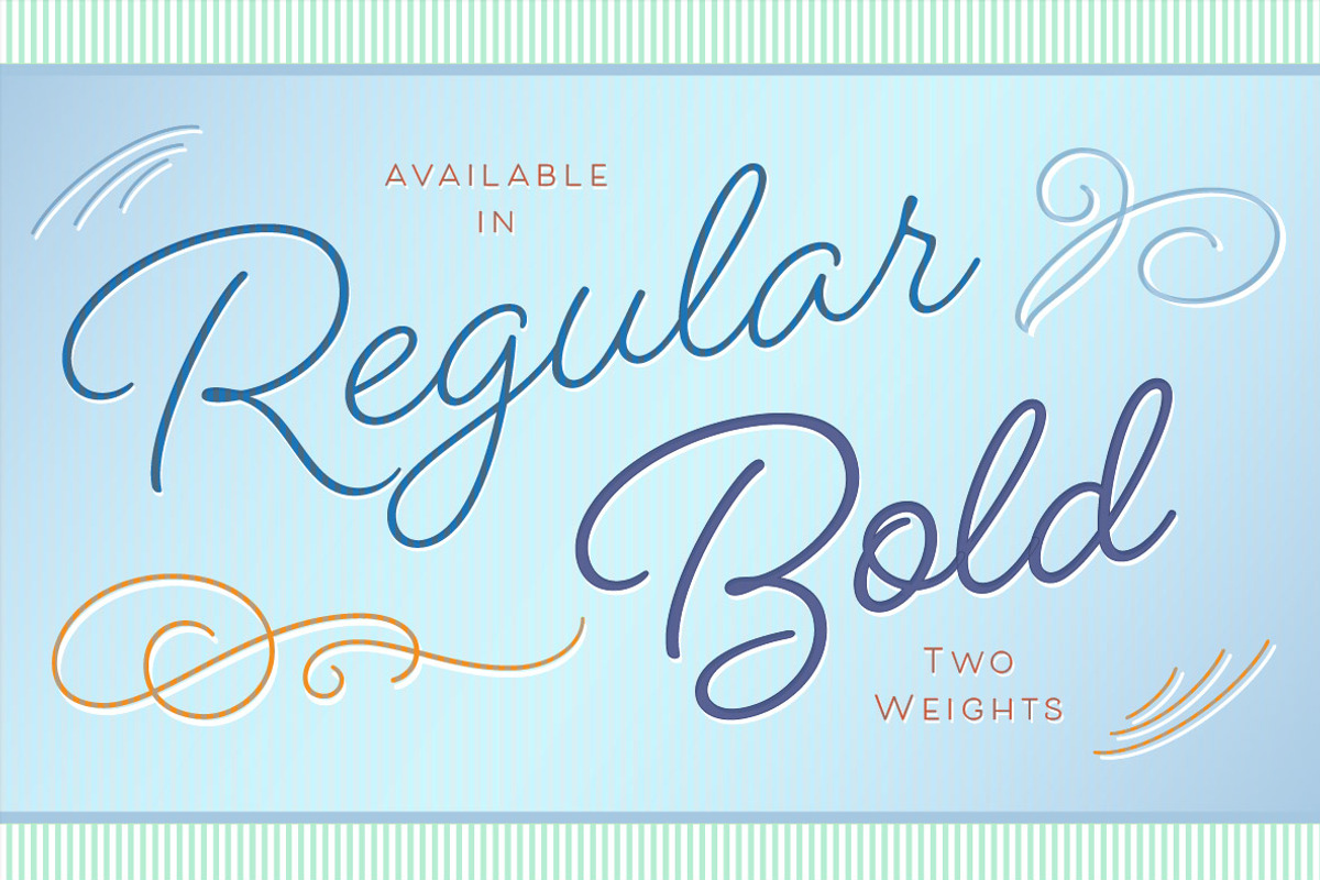 Beloved Script Regular, a Script Font by Laura Worthington
