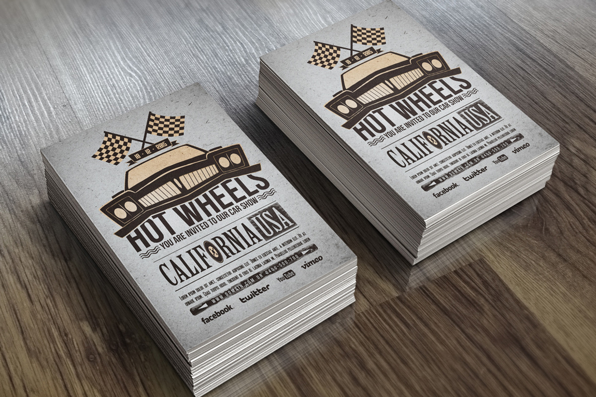 Car Show - Invitation, an Invitation Template by VectorMedia