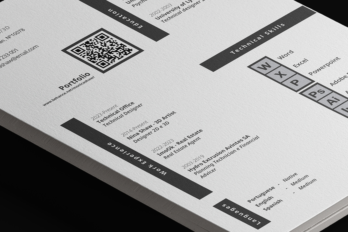 Monica Resume Template