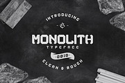 Monolith typeface (intro sale), a Font by Rvq Type Foundry