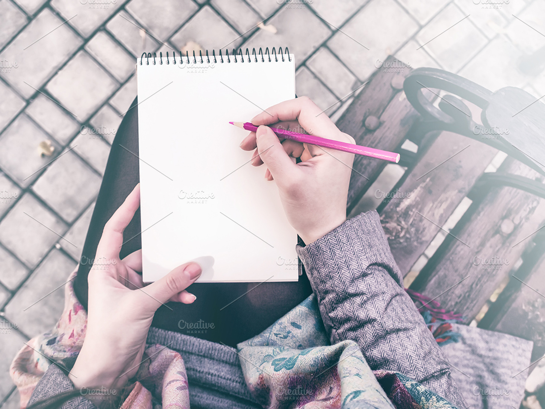 Girl writing on notebook mockup, a Business Photo by GreatFruit
