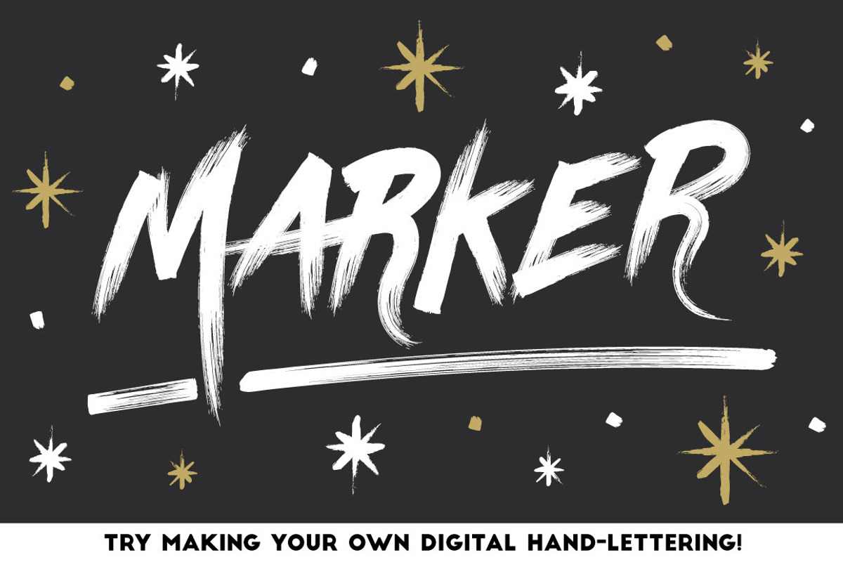 Chunky Markers - Illustrator Brushes