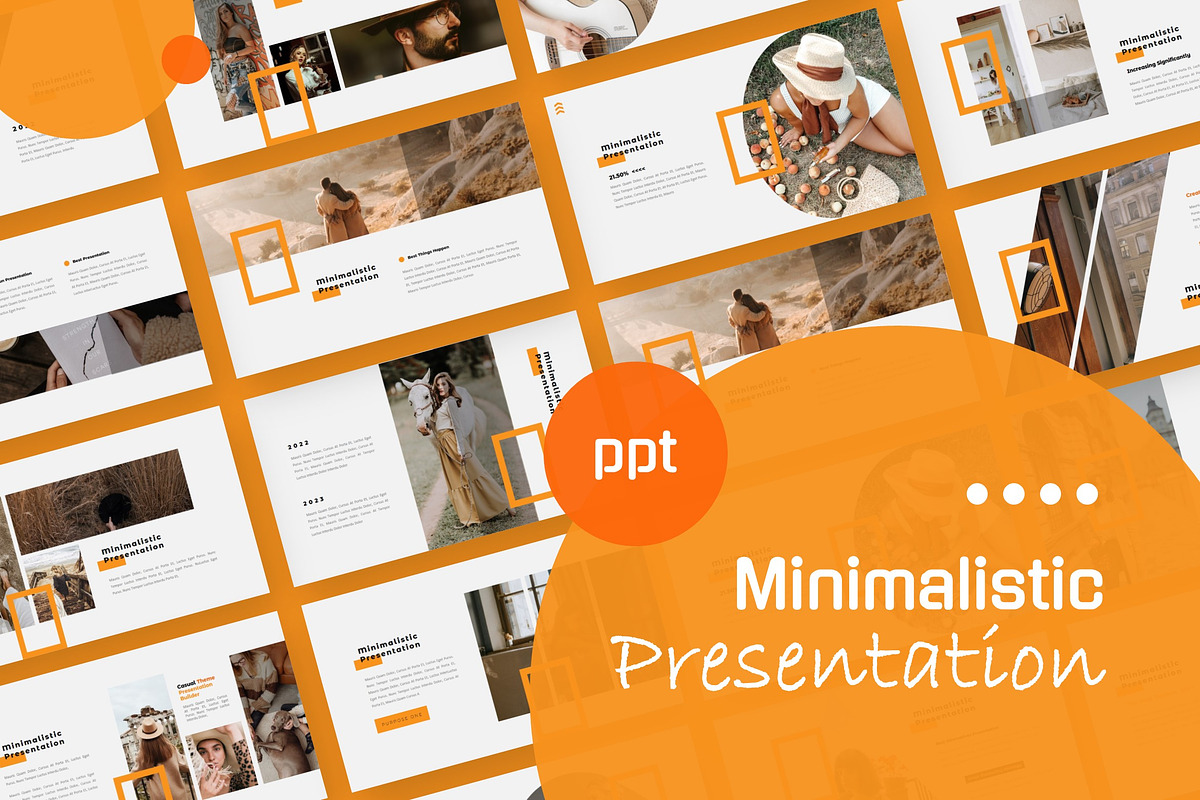Minimalistic - Google Slide Template, a Presentation Template by AQR Studio
