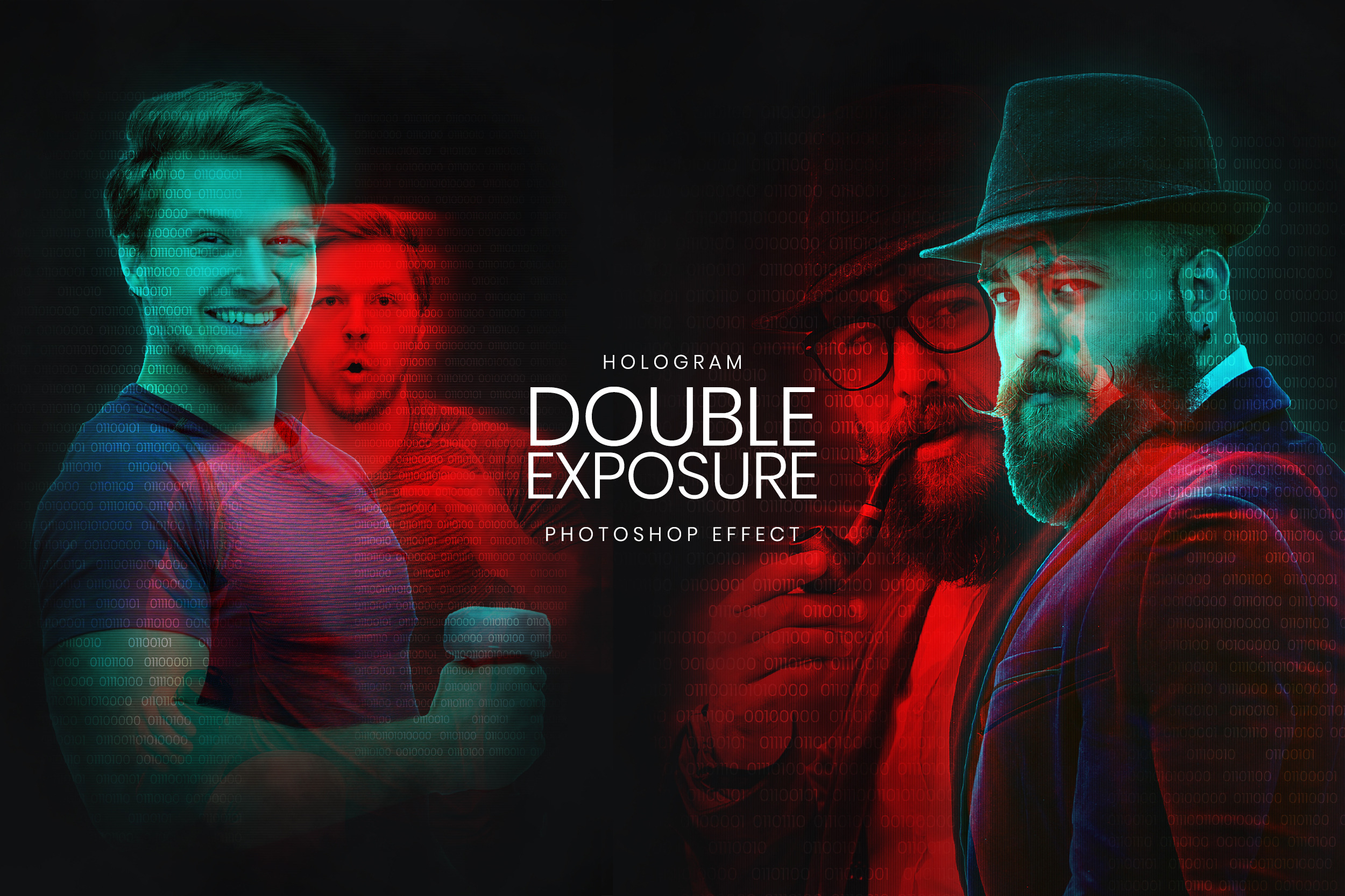 Hologram Double Exposure Effect