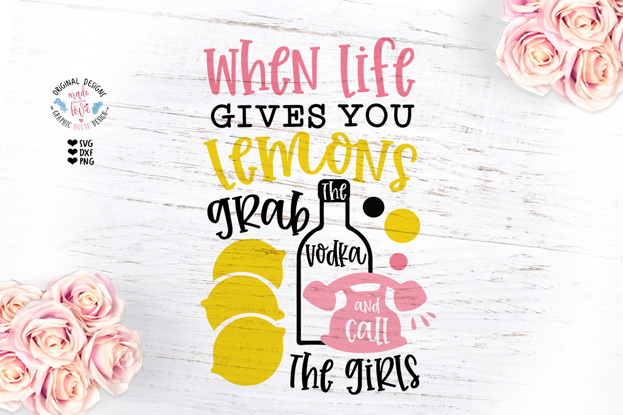 When Life Gives You Lemons, a Food Illustration by Graphic House Design P.C