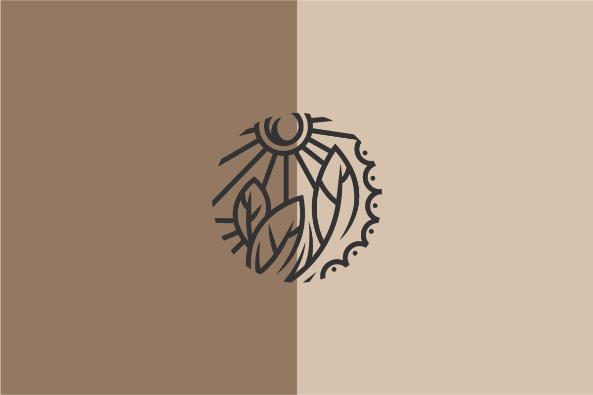 Rounded Leaf Logo Template, a Branding & Logo Template by Heavtryq Design