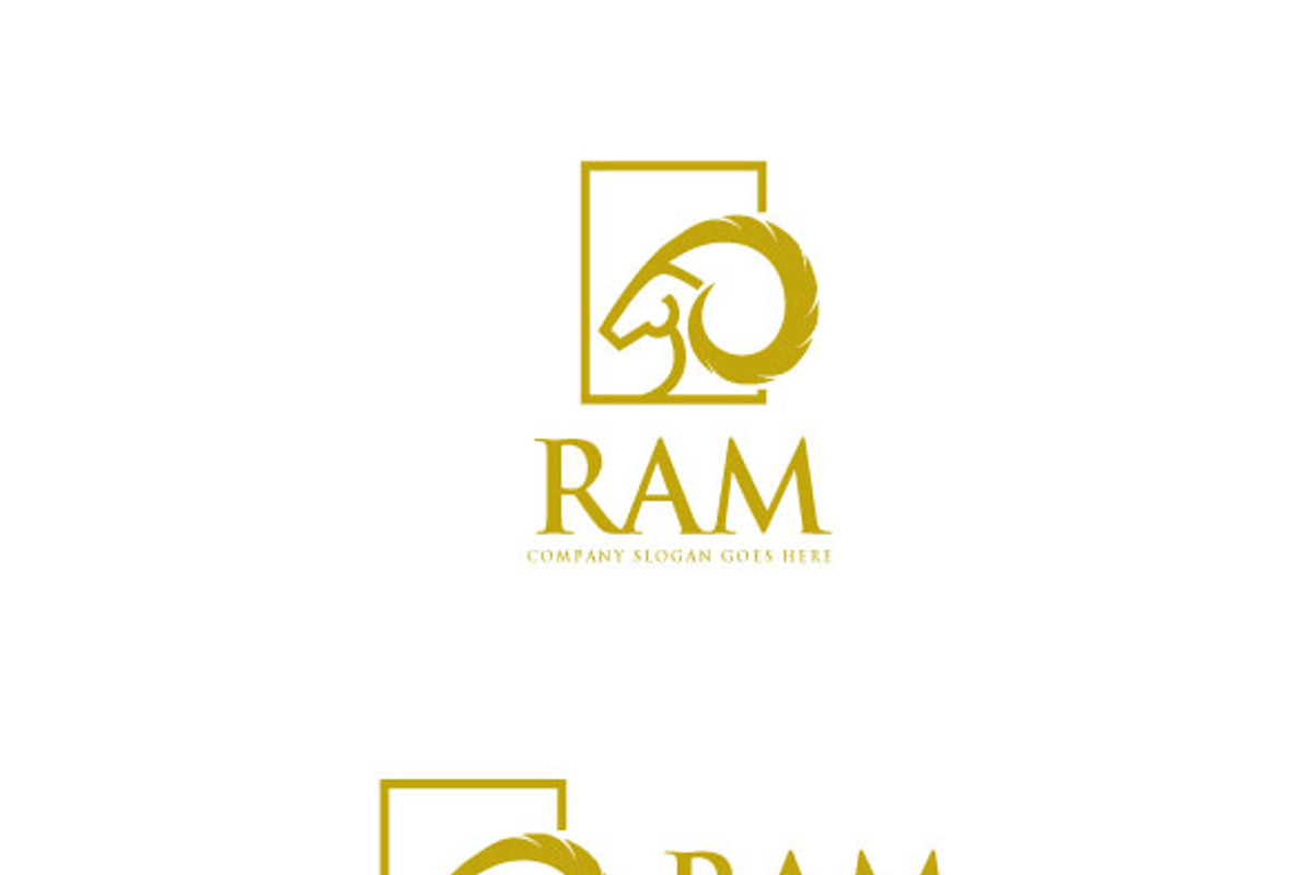 Ram Logo, a Branding & Logo Template by Mariyana