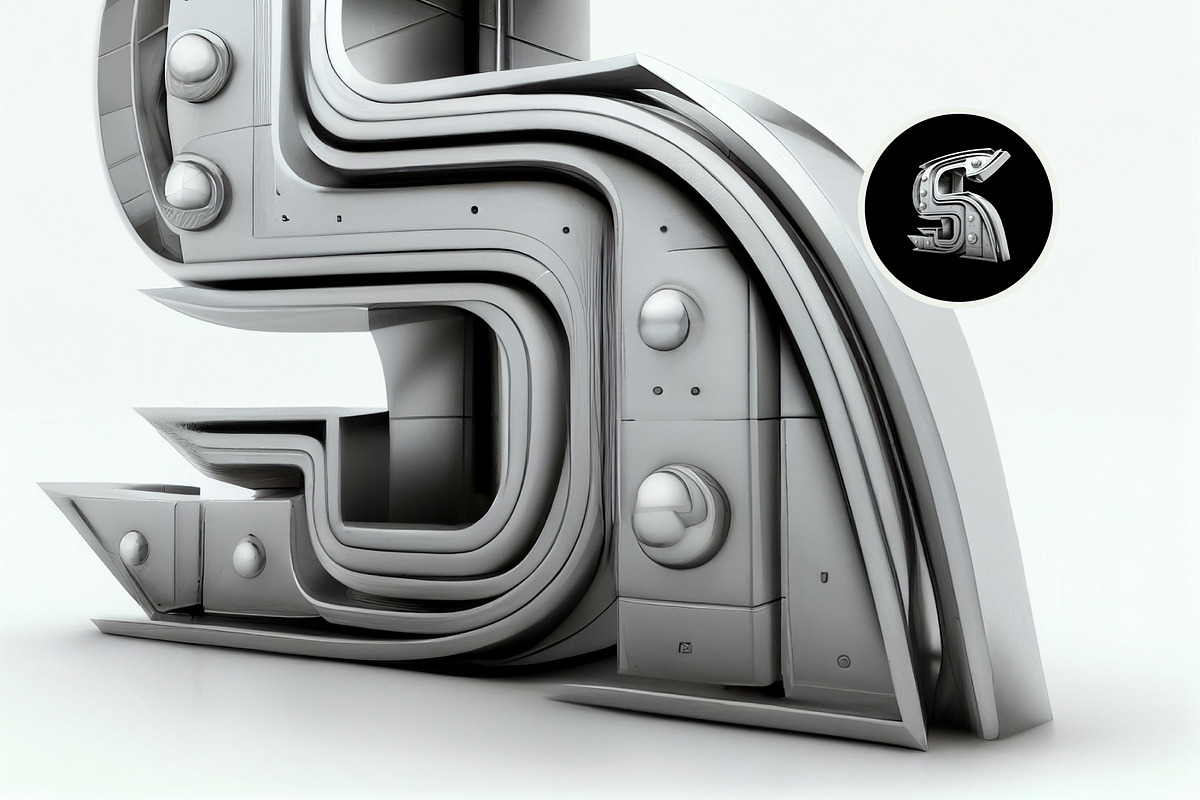 3D Headline Font, a Symbol Font by artyway