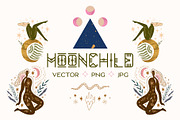 Moonchild Mini Bundle, a Decorative Illustration by Annie Konst
