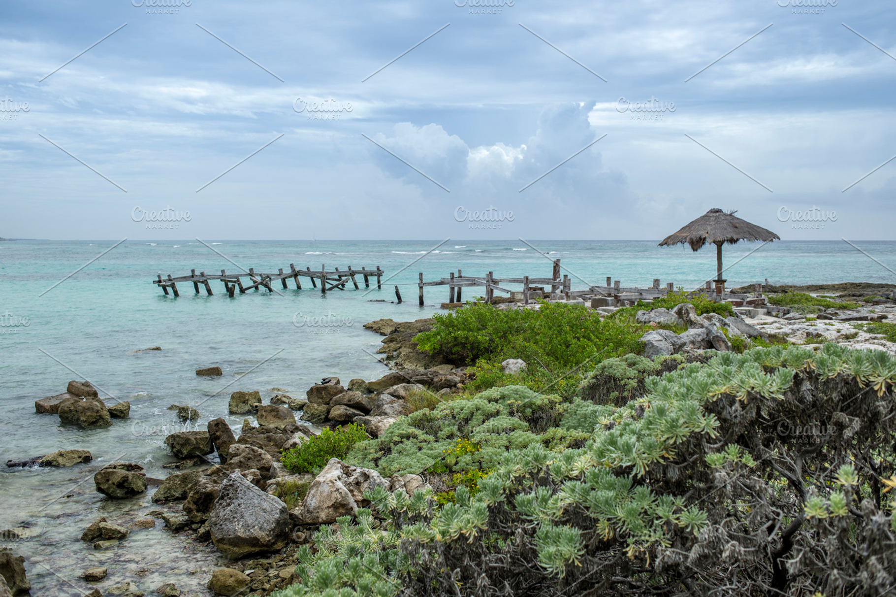 serene coast, a Nature Photo by art.podolski | Creative Market